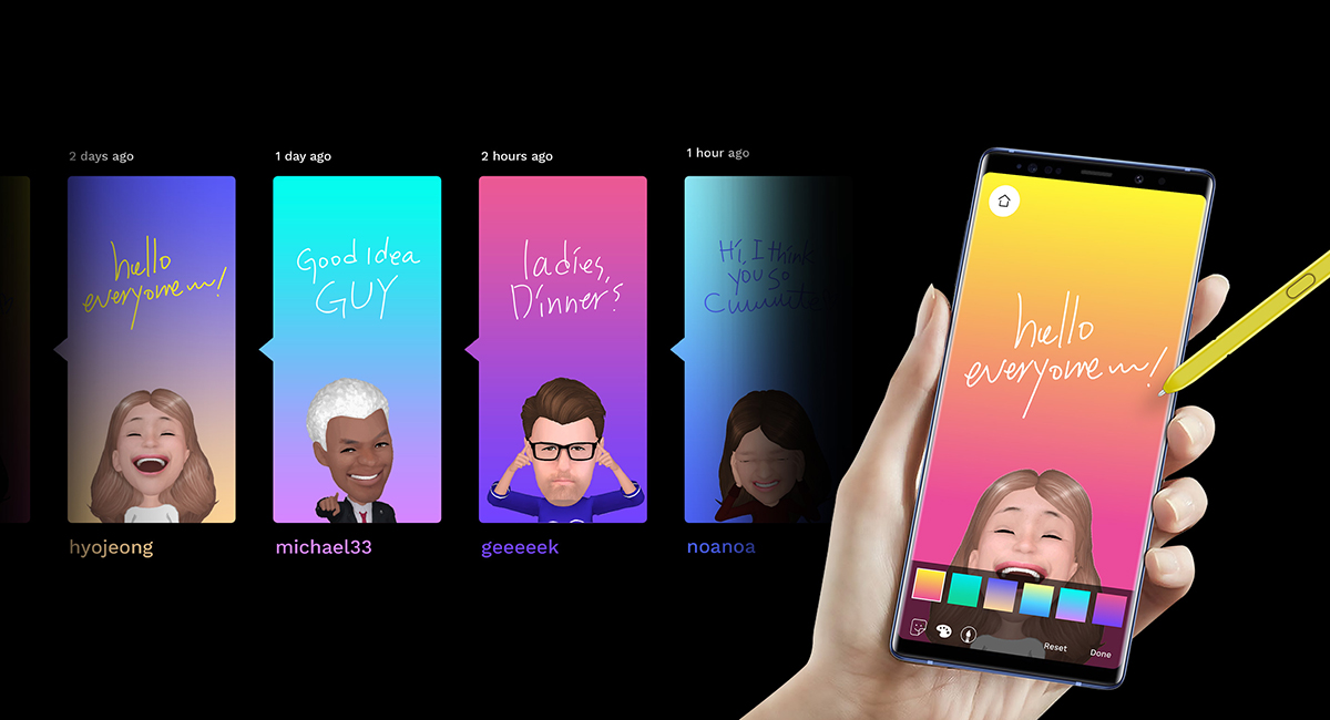AR Emoji Live Message Relay - STAMP®